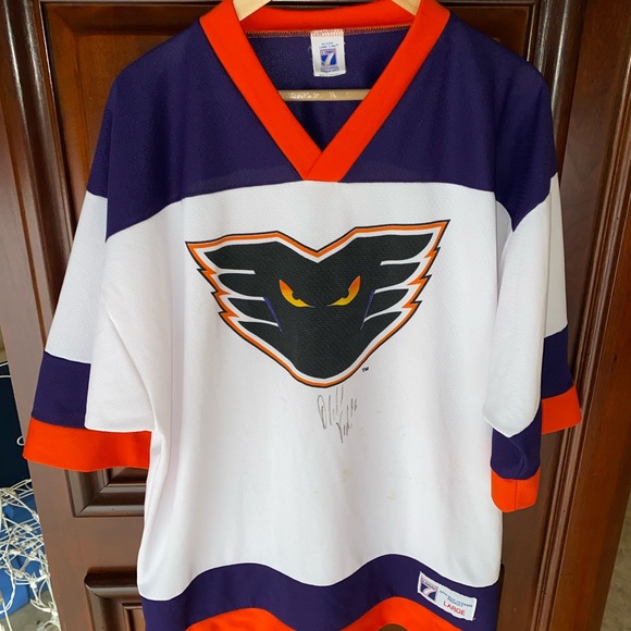LOGO 7 | Shirts | Autographed Vintage 9s Logo 7 Lehigh Valley Phantoms ...